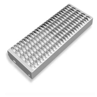 China Perforated Galvanized Grip Strut Grating Stair Treads Non Slip Metal Sheet for sale