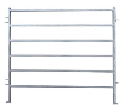 China 115 X 42 Oval Rail Galvanised Cattle Fence Panel for sale