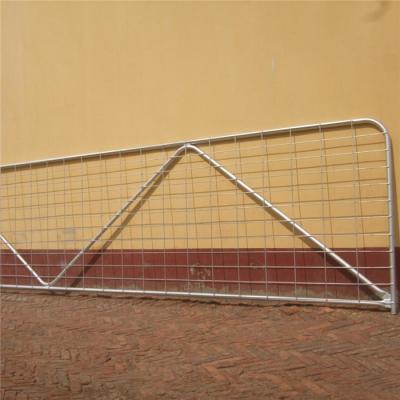 China Low Carbon Steel 12ft 14ft Welded Mesh Farm Gates for sale
