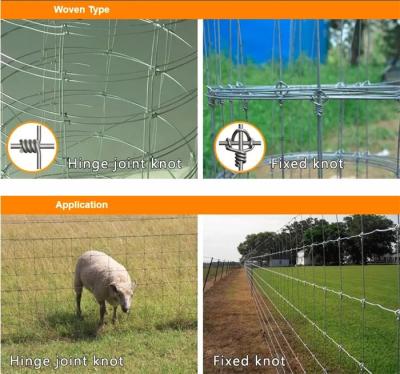 China 1.8m Height Hinge Joint Galvanized Hog Wire Panels for sale