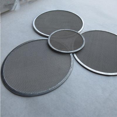 China Acid Resistant 10mm 20 Micron Metal Filter Screen for sale