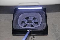 China GP-911 Under Vehicle Inspection Mirror with 30 x 30cm Convex Acrylic Mirror for sale