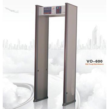 China VO-600 Walk Through Metal Detector 30W with 6 Zones , GB15210-2003 Standard and Stable Performance for sale