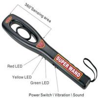 China GP-008 Super Scanner Handheld Metal Detector with LED Alarm and Vibration Alarm for sale