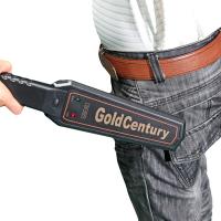 China GC-1001 Portable Metal Detector / Hand Held Gold Detector with Buzzer And LED Synchronized Alarm for sale