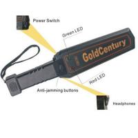 China GC-1001 Portable Metal Detector / Hand Held Gold Detector with Buzzer And LED Synchronized Alarm for sale