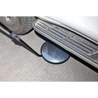 China Non-Friable Acrylic Under Vehicle Inspection Mirror With One Curve On Handle for sale