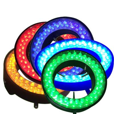China led ring light for microscope illumination colorful red blue green yellow colors for sale