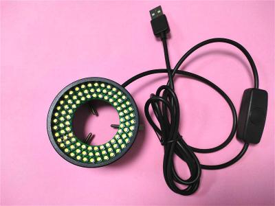 China LED ring light microscope illumination USB interface brightness adjustable for sale