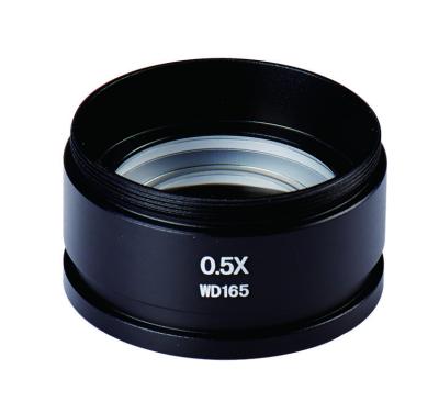 China Auxiliary objective lens Barlow Lens 0.5X0.7X for stereo microscope reduce magnification increase working distance for sale