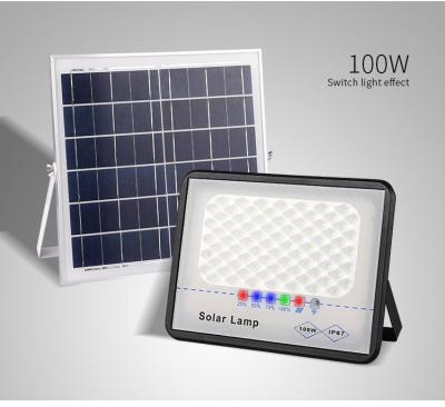 China Solar Flood Lights Dusk to Dawn Remote Outdoor Lighting for Barn Garden Pool Garage for sale