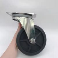 China Stainless Steel Swivel Castor Wheels 150mm Heavy Duty 450kg Load Capacity 230°C Heat Resistant for sale