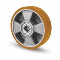 China 5 Inch 6 Inch 8 Inch Heavy Duty Swivel Casters with Aluminum Core PU Wheels - 360-480 kg Load Capacity for sale