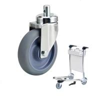 China TPR Airport Trolley Wheel Swivel Caster 4