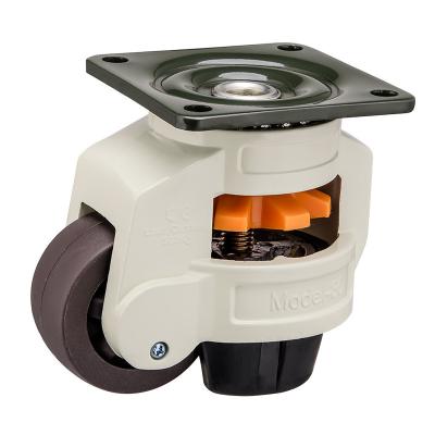 China GD60F TPR Leveling Caster Wheel with 250kg Load Capacity and 50mm Diameter for Industrial Equipment for sale