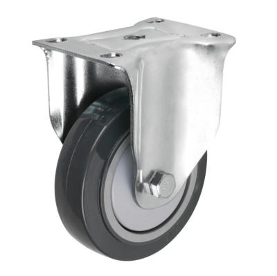 China Wear Resistant PU Industrial Casters 75-125mm Diameter with 90-130kg Load Capacity for Equipment Mobility for sale