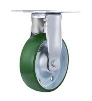 China Industrial Steel Caster Wheels with Polyurethane Tread - 100-150mm Diameter, 200-300kg Load Capacity for sale