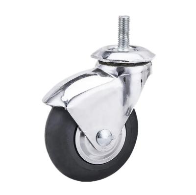 China Premium Mid-Light Duty Furniture Casters 50mm 75mm Diameter with 80kg Load Capacity for sale