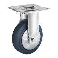 China TPR Industrial Casters Wheels 100mm & 125mm Medium Heavy Duty with 130-150kg Load Capacity for sale
