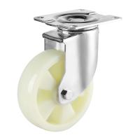 China Polypropylene Industrial Casters 75-150mm with 150-250kg Load Capacity, Corrosion Resistant Double Ball Bearing Wheels for sale