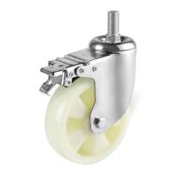 China Polypropylene Industrial Casters 75-150mm with 150-250kg Load Capacity, Corrosion Resistant Double Ball Bearing Wheels for sale