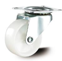 China Light Duty Polypropylene Furniture Casters 50mm & 75mm with M12×25 Threaded Stem and Plate Mounting Options for sale