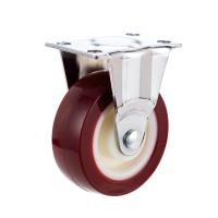 China Light Duty PU Furniture Casters with 35-65kg Load Capacity and 64-92mm Height Options for sale