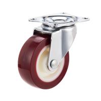 China Light Duty PU Furniture Casters with 35-65kg Load Capacity and 64-92mm Height Options for sale