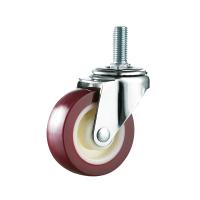 China Light Duty PU Furniture Casters with 35-65kg Load Capacity and 64-92mm Height Options for sale