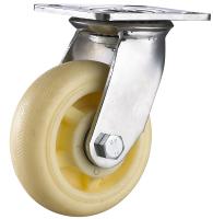 China 100mm-200mm Heavy Duty Casters with Polyurethane Tread, 260-460kg Load Capacity, Double Ball Bearing System for sale
