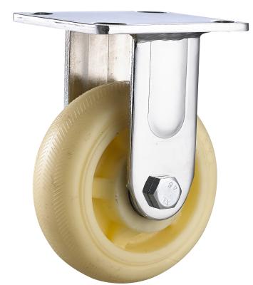 China 100mm-200mm Heavy Duty Casters with Polyurethane Tread, 260-460kg Load Capacity, Double Ball Bearing System for sale