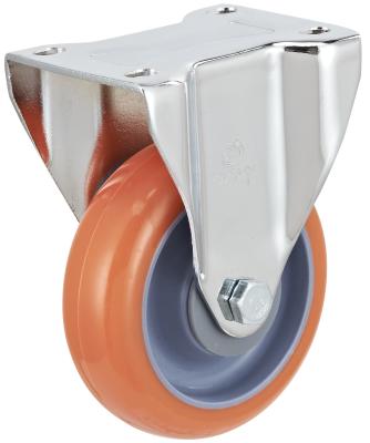 China Dajin Medium Duty Polyurethane Caster Wheels 75-125mm with 80-150kg Load Capacity for Industrial Equipment for sale