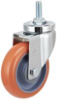 China Dajin Medium Duty Polyurethane Caster Wheels 75-125mm with 80-150kg Load Capacity for Industrial Equipment for sale