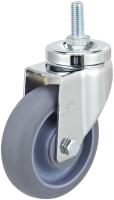 China Medium Duty Thermoplastic Rubber Industrial Casters - 75/100/125mm Wheel with 90-130kg Load Capacity for sale
