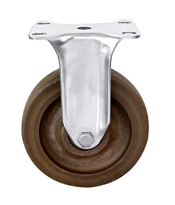 China 304 Stainless Steel Castor Wheels 125mm with High-Temp Nylon - 73-115kg Load Capacity & -40°C to 120°C Range for sale