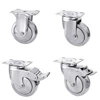 China Dajin Medium Duty 304 Stainless Steel Casters 150-200kg Load Capacity 75-125mm Wheels for sale