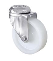 China 304 Stainless Steel PA Caster Wheels 75mm 100mm 125mm Medium Duty 100-150kg Load Capacity for sale