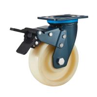 China Dajin Heavy Duty Nylon Wheel Casters 100-200mm with 600kg Load Capacity and Anti-Rust Coating for sale