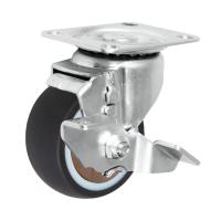China Light Duty Universal TPR Caster Wheels 25-75mm Diameter with 10-50kg Load Capacity for Furniture and Equipment for sale