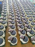 China Heavy-Duty Adjustable Leveling Casters with TPR Wheels - 250 kg Load Capacity & ±10 mm Height Adjustment for sale