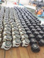 China Premium Heavy Duty Adjustable Leveling Casters 40-75mm Nylon Wheels 50-750kg Load Capacity for sale