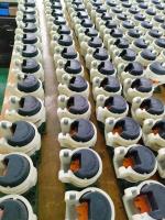 China Premium Heavy Duty Adjustable Leveling Casters 40-75mm Nylon Wheels 50-750kg Load Capacity for sale