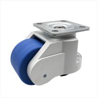 China GD150F Ultra Heavy-Duty Plate Mount Leveling Caster 1500kg Capacity with 90mm Nylon Wheel for sale