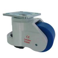 China GD150F Ultra Heavy-Duty Plate Mount Leveling Caster 1500kg Capacity with 90mm Nylon Wheel for sale