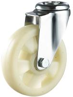 China PP Caster Wheels 3-5 Inch Threaded Stem with M10×1.5mm Fine Pitch and 20mm Vertical Adjustment Range for sale