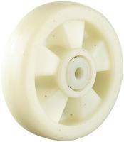 China 3 4 5 Inch Thread Stem PP Furniture Caster Wheel 75mm 100mm 125mm for sale