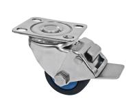 China 50mm 304 Stainless Steel Polyamide Caster with 150kg Load Capacity and 72mm Height for Industrial Applications for sale