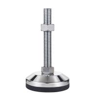 China Shock Absorbing Leveling Caster Wheels M12 M16 M20 M24 M30 Rust Resistant 500-3500kg for sale