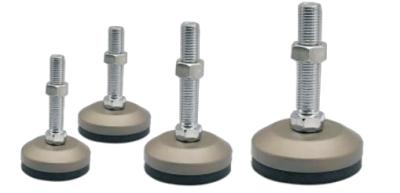 China Adjustable Anti Vibration Casters 500kg-3000kg Heavy Duty Industrial Casters with Steel Base for sale