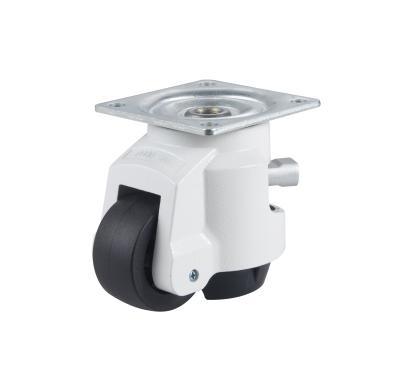 China Lever Operated Industrial Leveling Casters 40-100mm with 250-750kg Load Capacity and Steel Construction for sale